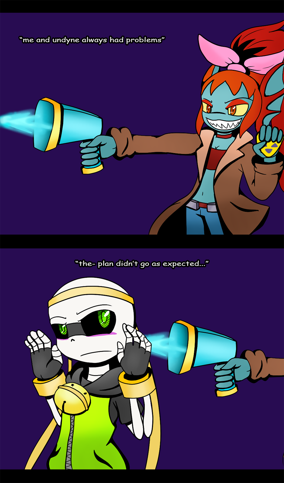 UNDERCHASER side chase :: Side Chase 1 - Undyne issues | Tapas