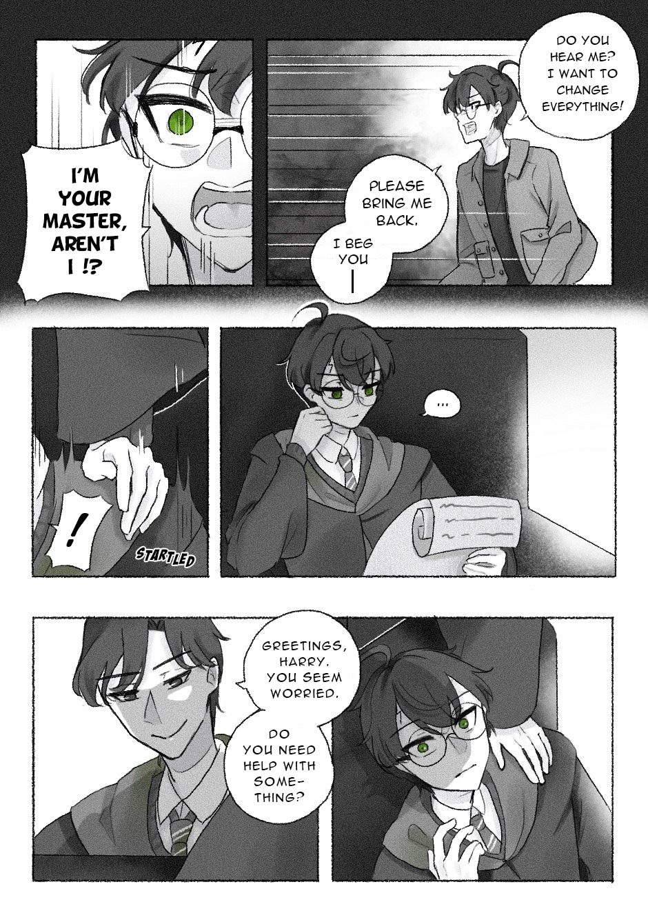 Read TMRHP : Tomarry Doujin :: He Isn't Voldemort Yet | Tapas Comics