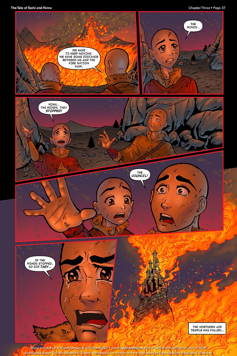 Read Avatar: The Tale of Tashi and Nima :: V.1, Ch.3 - (pgs. 26-37 ...
