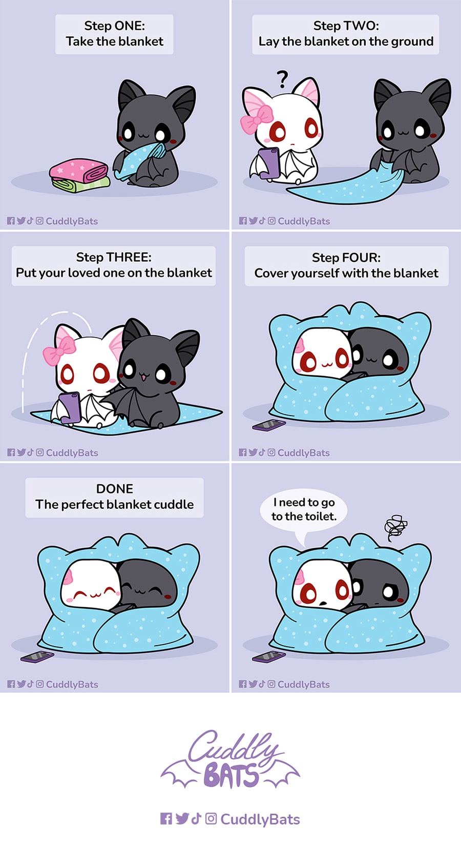 Read Cuddly Bats :: Perfect cuddle