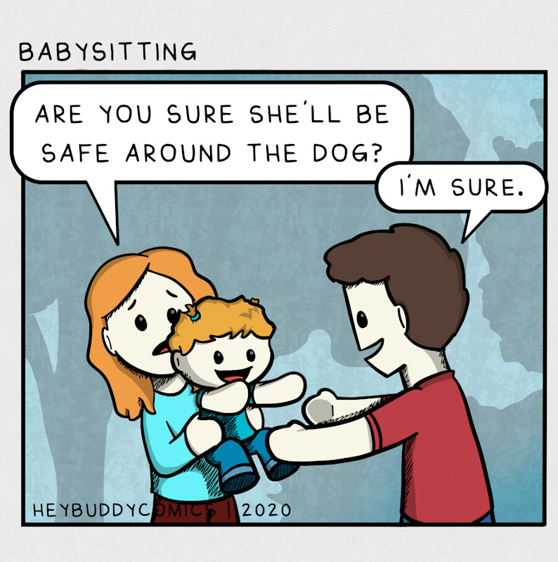 Read Hey Buddy Comics :: Babysitting | Tapas Comics