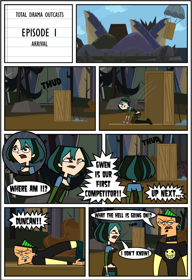 Read Total Drama Outcasts :: Arrival | Tapas Comics