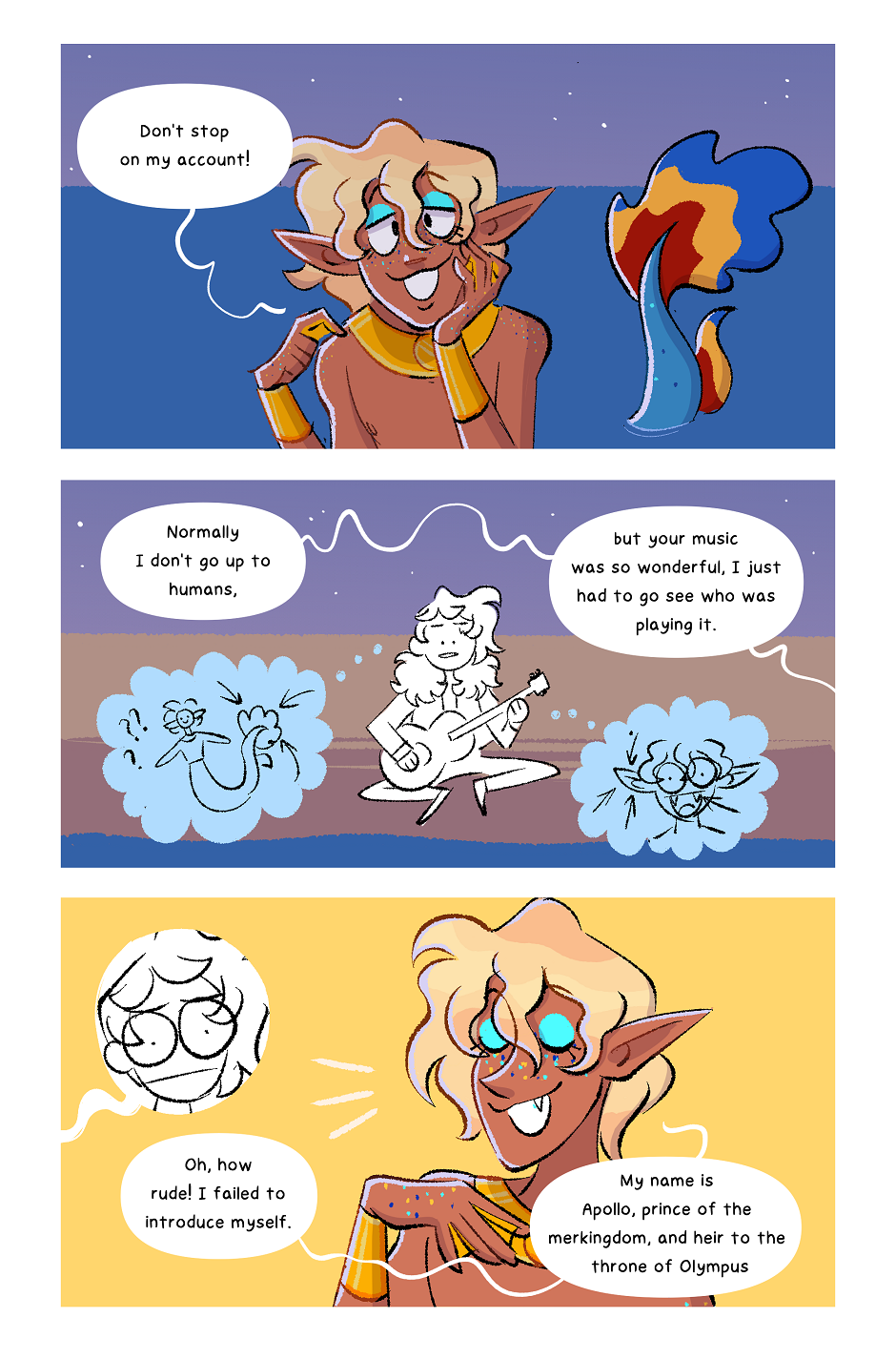 Read Icarus and Apollo :: Ch. 2: pgs 46 - 47 | Tapas Comics