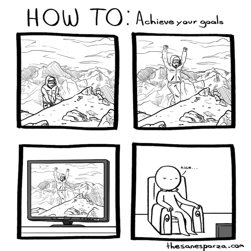 How to: Comics :: HOW TO: Achieve your goals | Tapas