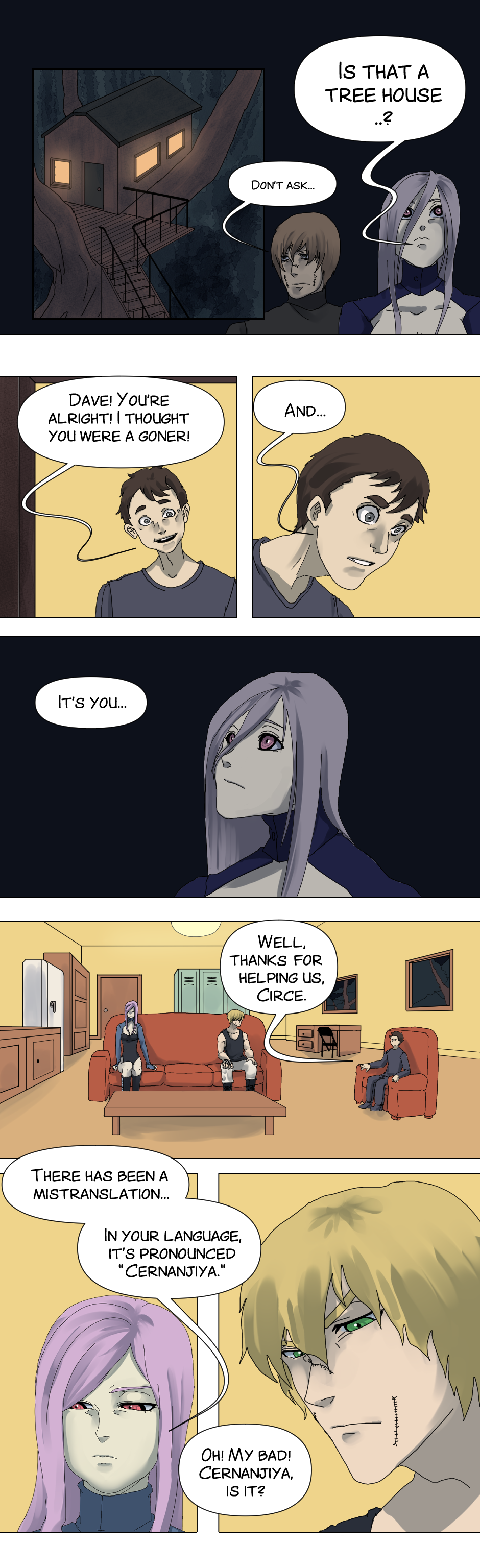 Read Puppet Flesh :: 5. Mine | Tapas Comics