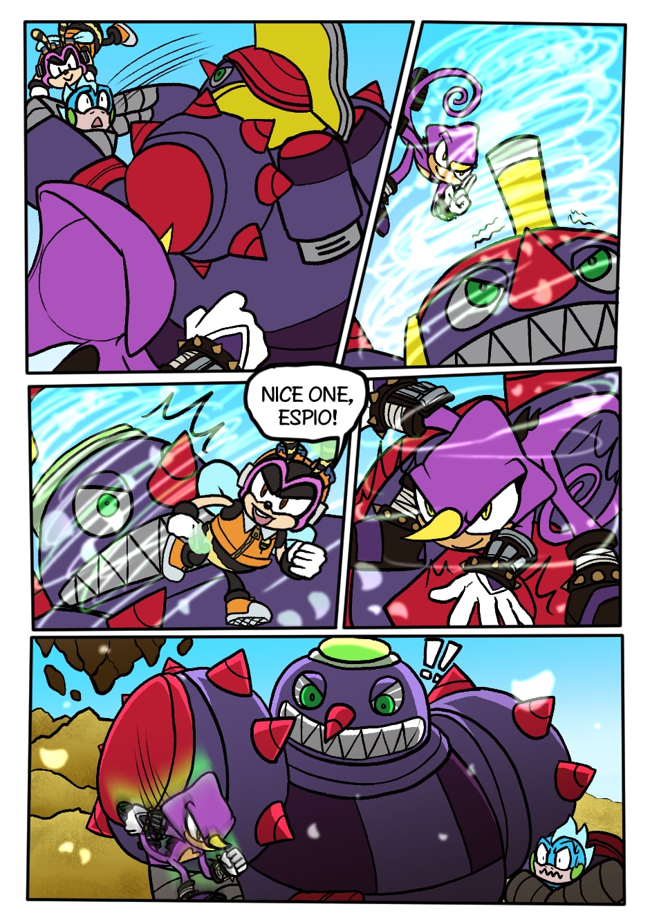 Read Team Chaotix Detective Agency :: Chaos Clash on the Cliffs (part ...