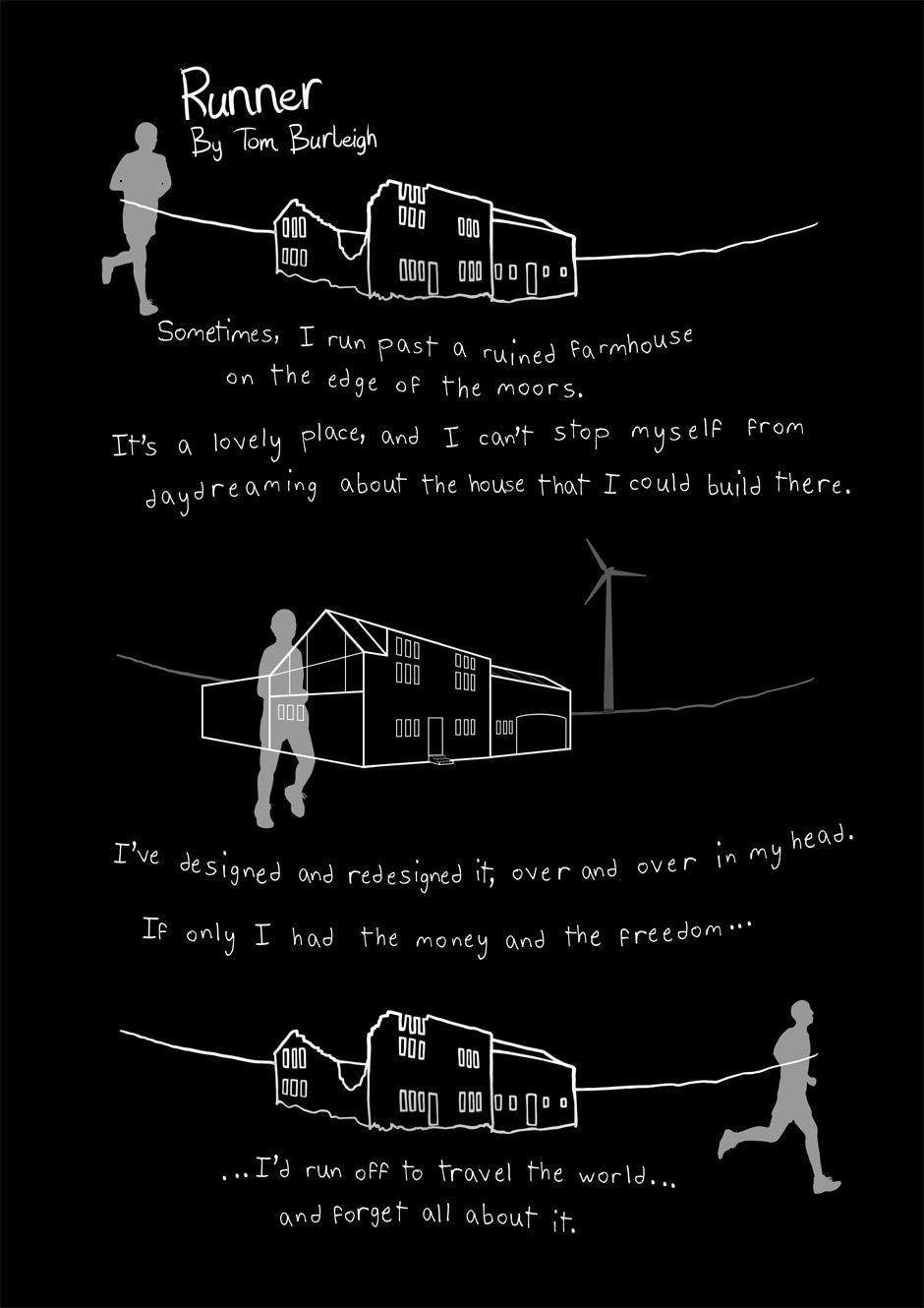Read Tom Burleigh's mini comics :: Runner | Tapas Comics