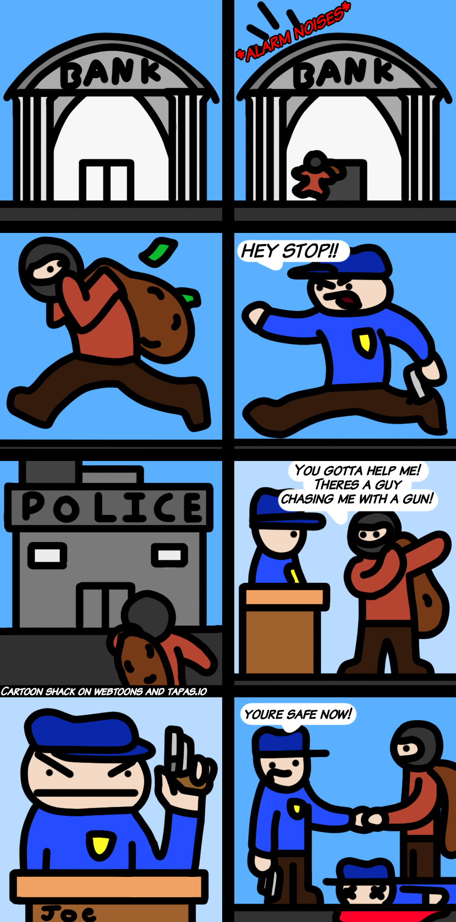 Read Cartoon Shack :: Police Chase | Tapas Comics