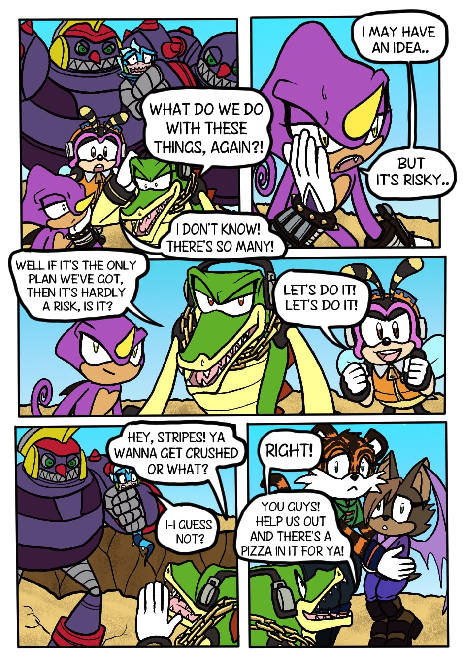 Read Team Chaotix Detective Agency :: Chaos Clash on the Cliffs (part ...