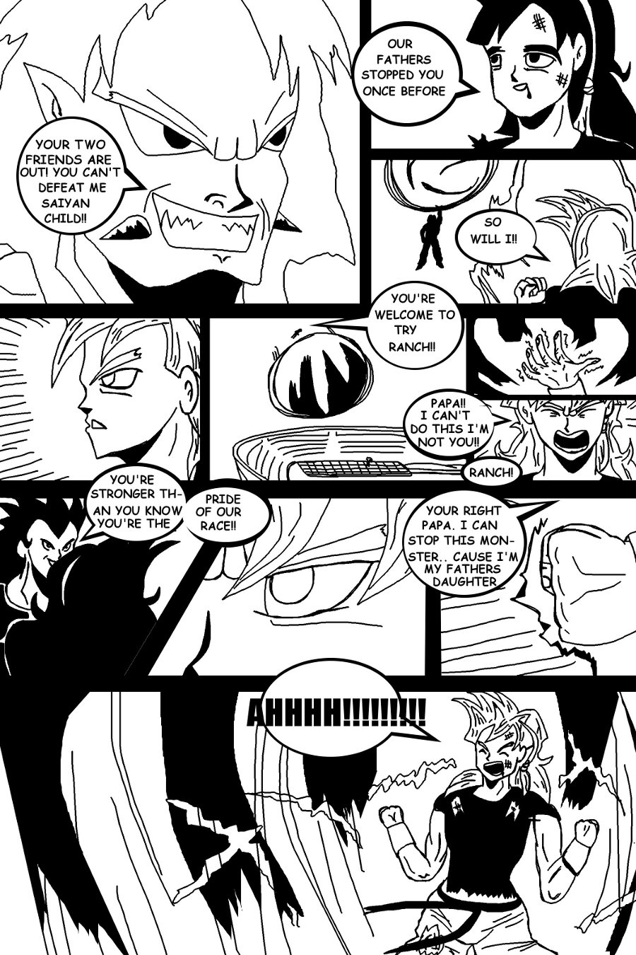 Read Art sketches and designs :: Ranch Comic Strip Dragon Ball R&R ...