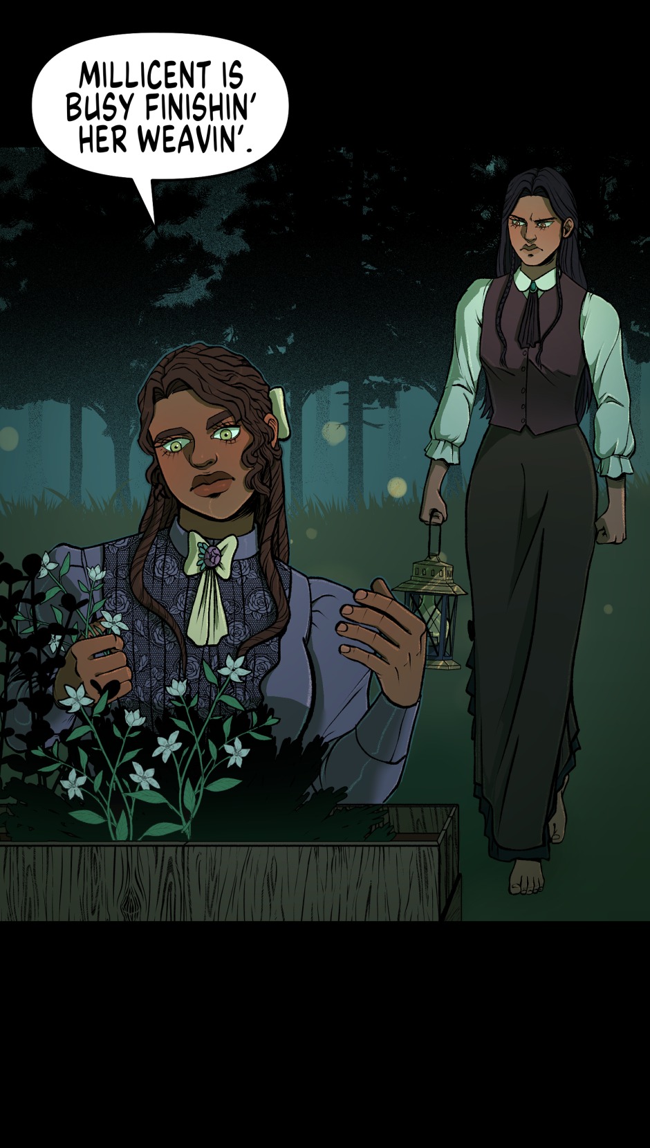 Read A Web of Lace :: The Three Sisters | Tapas Comics