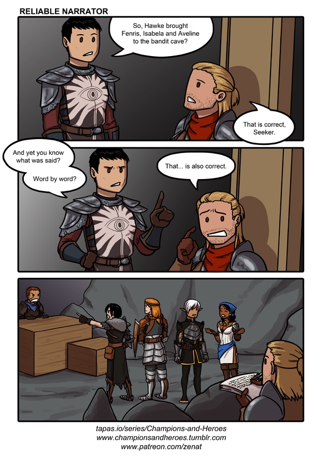 Read Champions and Heroes :: Reliable Narrator 1 | Tapas Comics