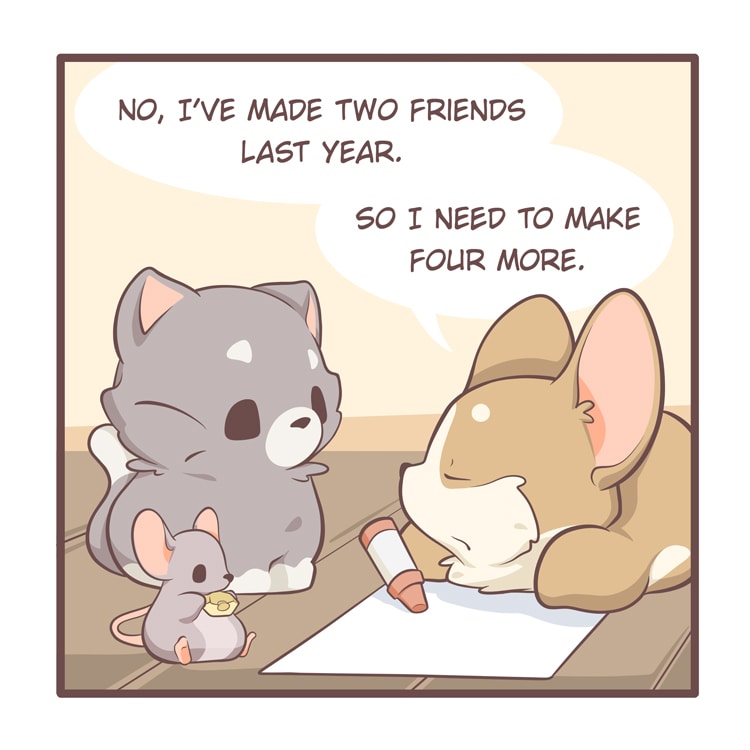 Read Tori and Samuel :: Tori's New Year Resolution | Tapas Comics