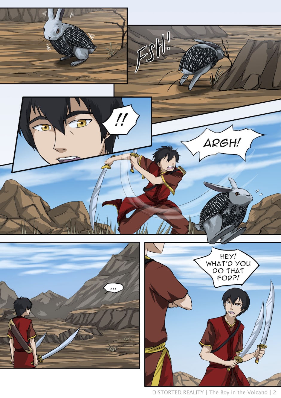 Read Avatar: Distorted Reality :: [Book 1] Ch 1: The Boy in the Volcano ...