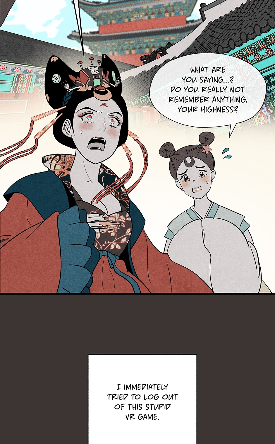 Read Concubine Walkthrough :: 2. If You Die in the Game… | Tapas Comics