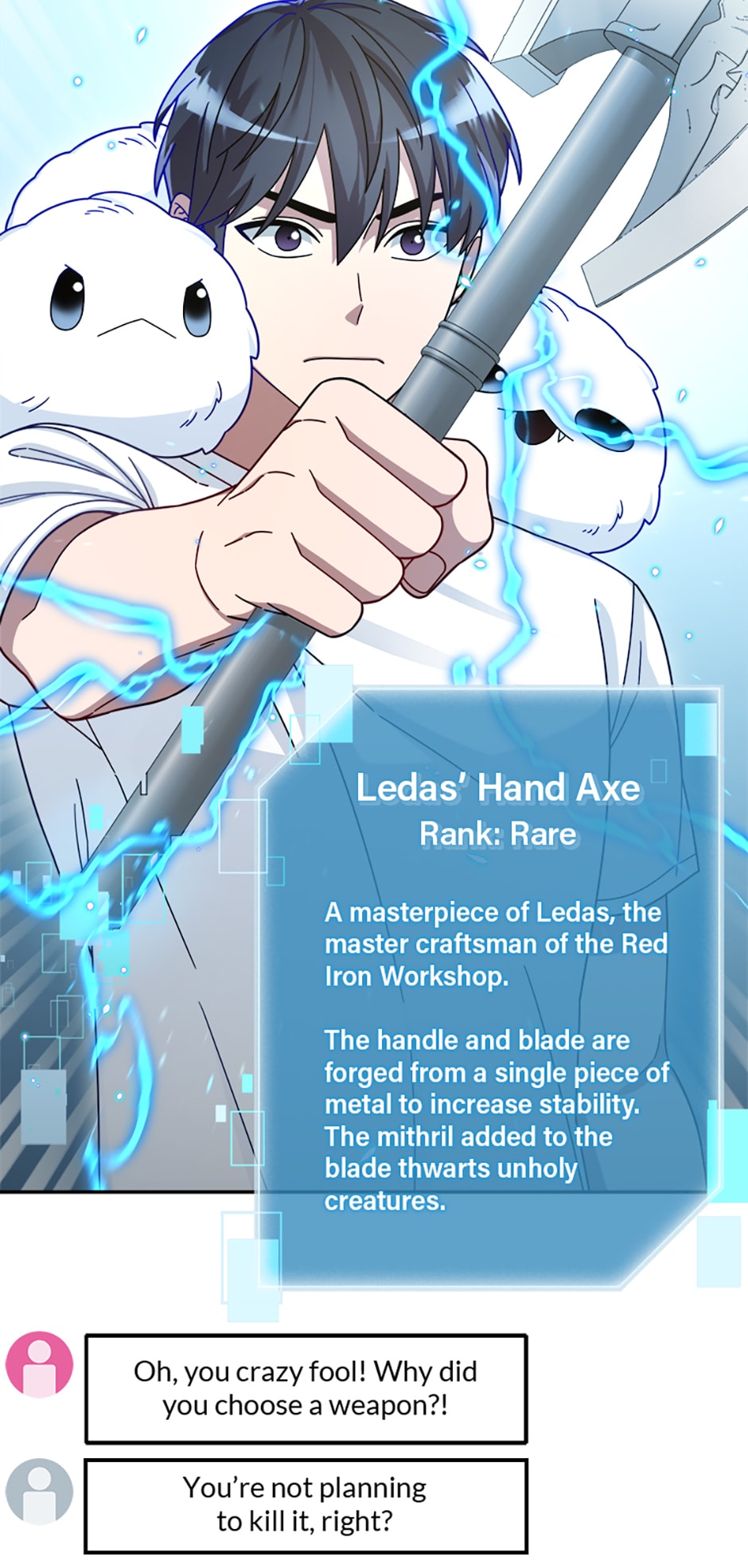 Read The Overpowered Newbie :: Episode 4 | Tapas Comics