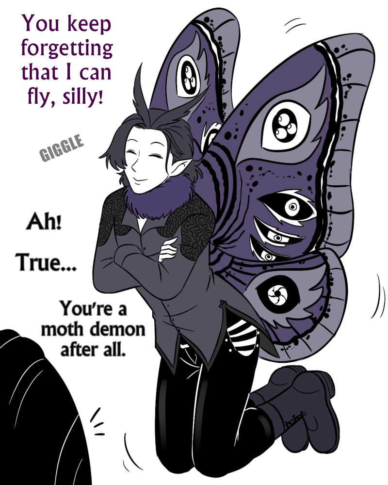 I'm mortal :: Moth Demon Prince | Tapas