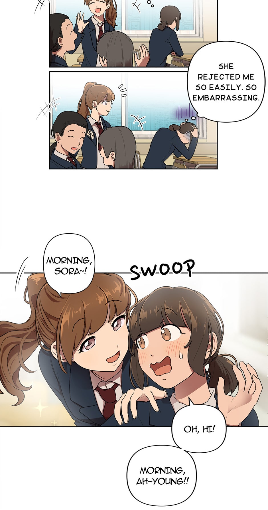 Read Sora & Haena! :: 3. Lunch With Me and the Girls | Tapas Comics