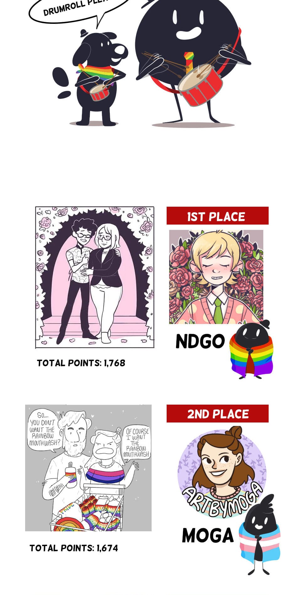 Read Pride Month Comic Contest 2019 :: Winners! | Tapas Comics