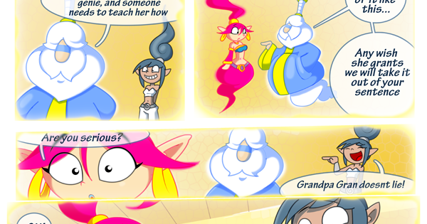 Read Rayah the Genie :: A trainee | Tapas Comics