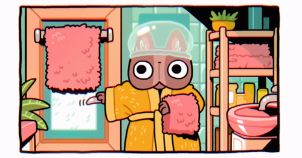 Read Momo & Popo :: Occupied | Tapas Comics