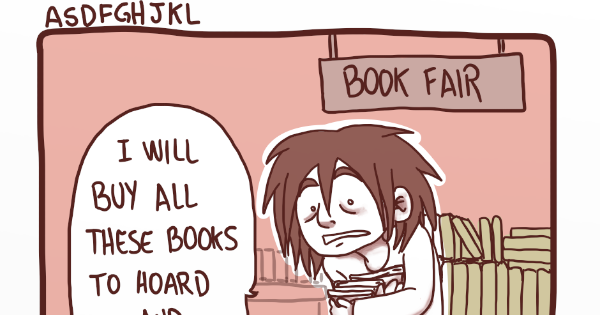 Read Keyboard Smash :: Book Hoarding | Tapas Comics