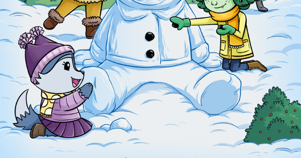 Read Monstrously Cute :: Happy Winter! | Tapas Comics