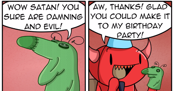 Theodd1sout :: Happy Birthday, Satan! | Tapas