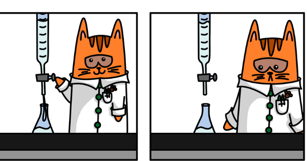 Read Lab Kitty :: #44: Titration | Tapas Comics
