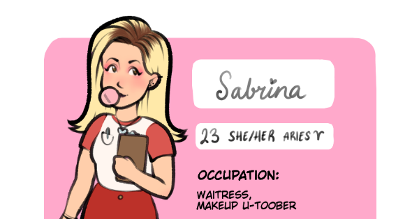 Read Sapphic Panic :: EXTRA - Meet Sab | Tapas Comics