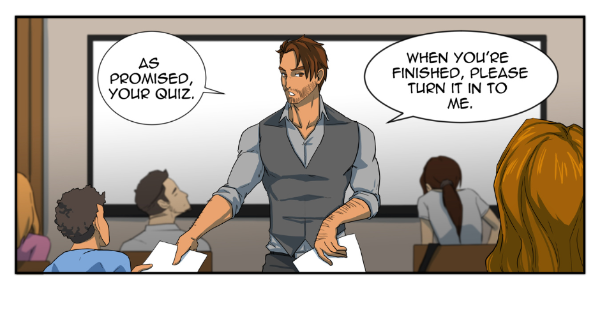 Read My Werewolf Professor :: The Assignment | Tapas Comics