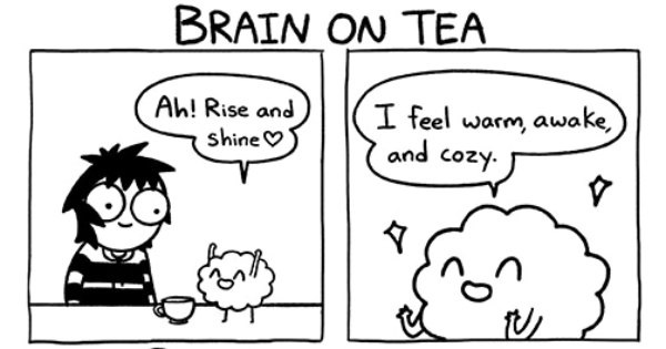 Read Sarah's Scribbles :: Brain on Tea | Tapas Comics