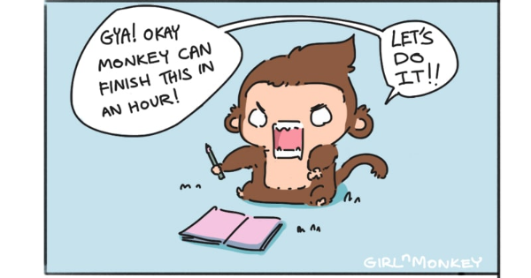 Read Girl and Monkey :: how to procrastinate 2 | Tapas Comics