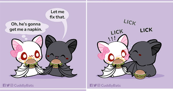 Read Cuddly Bats :: Being helpful ^^ | Tapas Comics