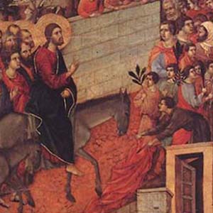 Read Artistic LIEcense :: Duccio. "Christ Entering Jerusalem," from the back of the Maestà ...