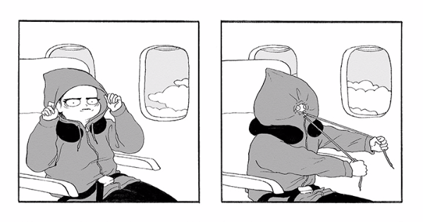 Cassandra Comics :: Long flight | Tapas