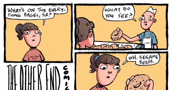 Read The Other End Comics :: Everything bagel | Tapas Comics