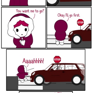 Read Z-wa Aiko :: Awkward Stop Sign Situation | Tapas Comics