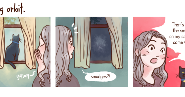 Read Snug Orbit :: mysterious smudges?! I'm on the case | Tapas Comics