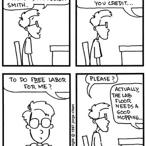 Read Best of PHD Comics :: Free Labor | Best of the First | Tapas Comics