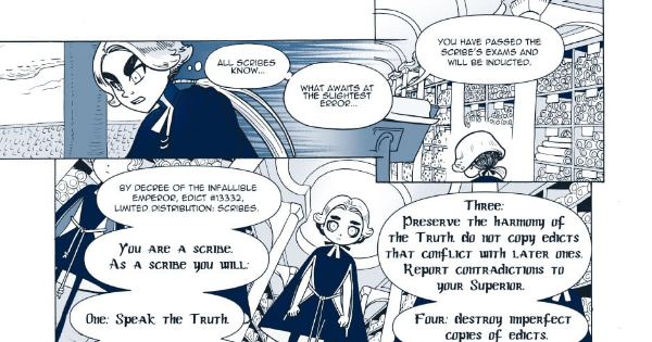 Read Gramarye :: Scribe induction | Tapas Comics