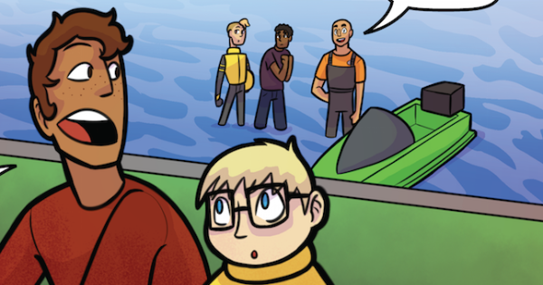 Read Going Overboard! :: Page 9: Working Together | Tapas Comics